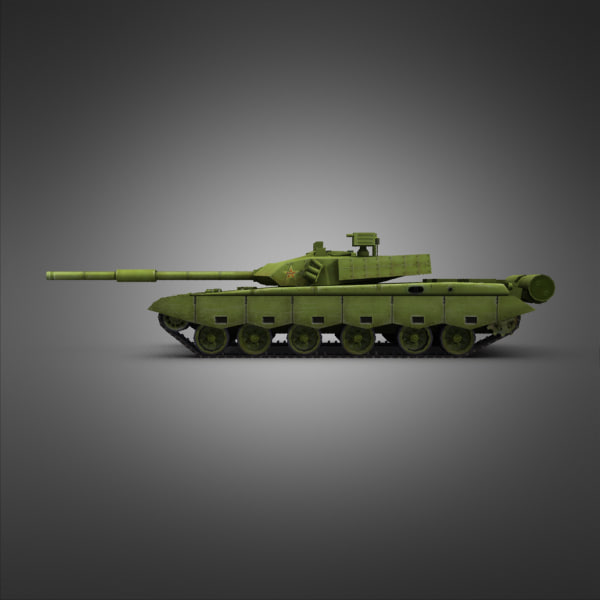 3d model ztz99 type 99 tank