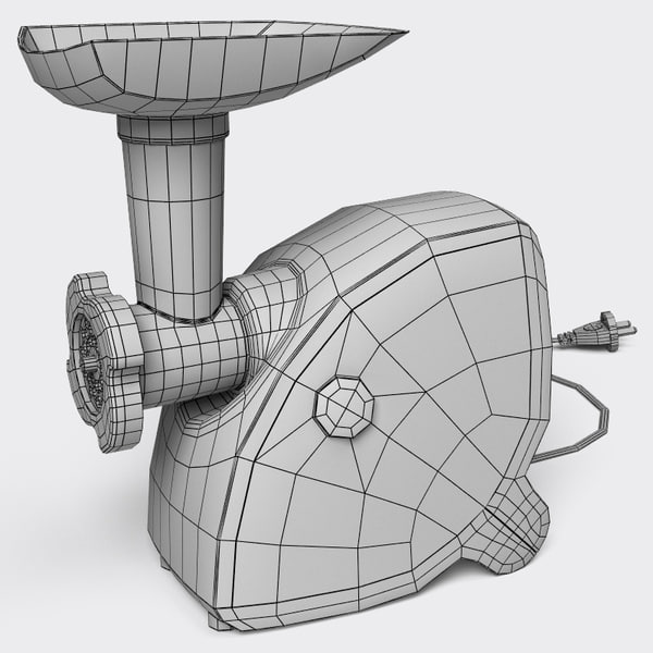 3d meat grinder model