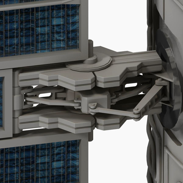 3d model space service module zvezda