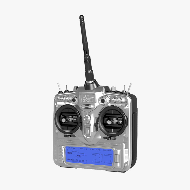 modelo 3d Transmisor JR-12x DSM - TurboSquid 645390