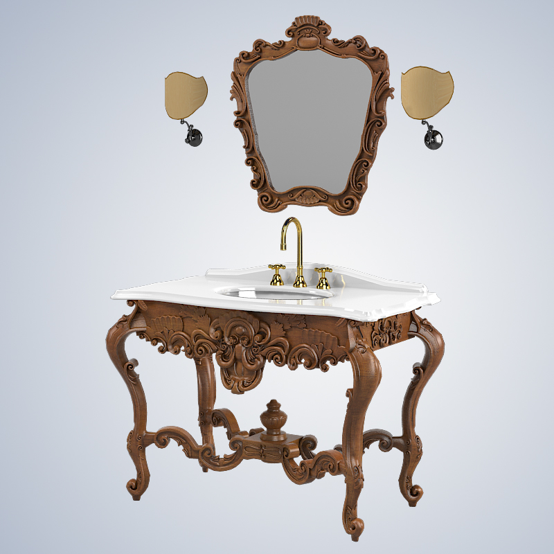 3d model bianchini capponi bathroom furniture