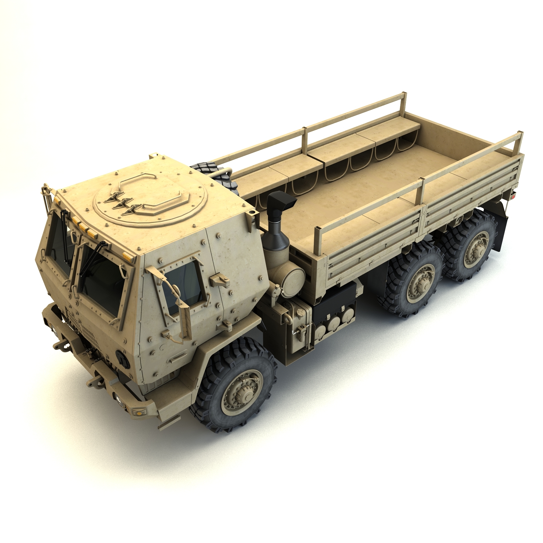 3dsmax oshkosh fmtv m1083 armored