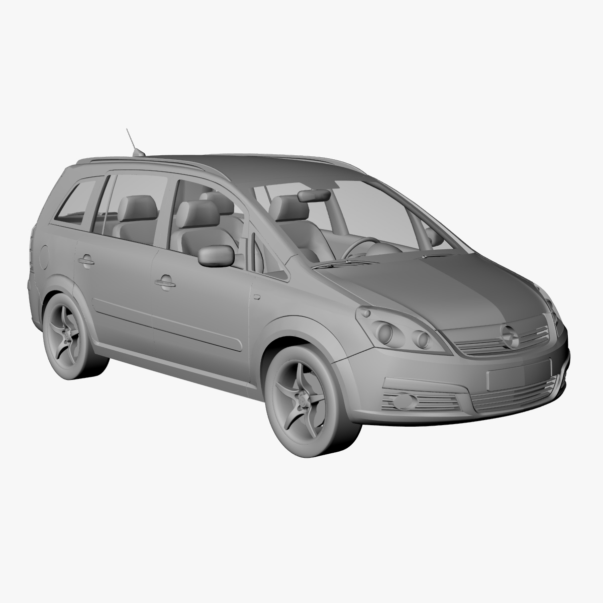 zafira b 3d model