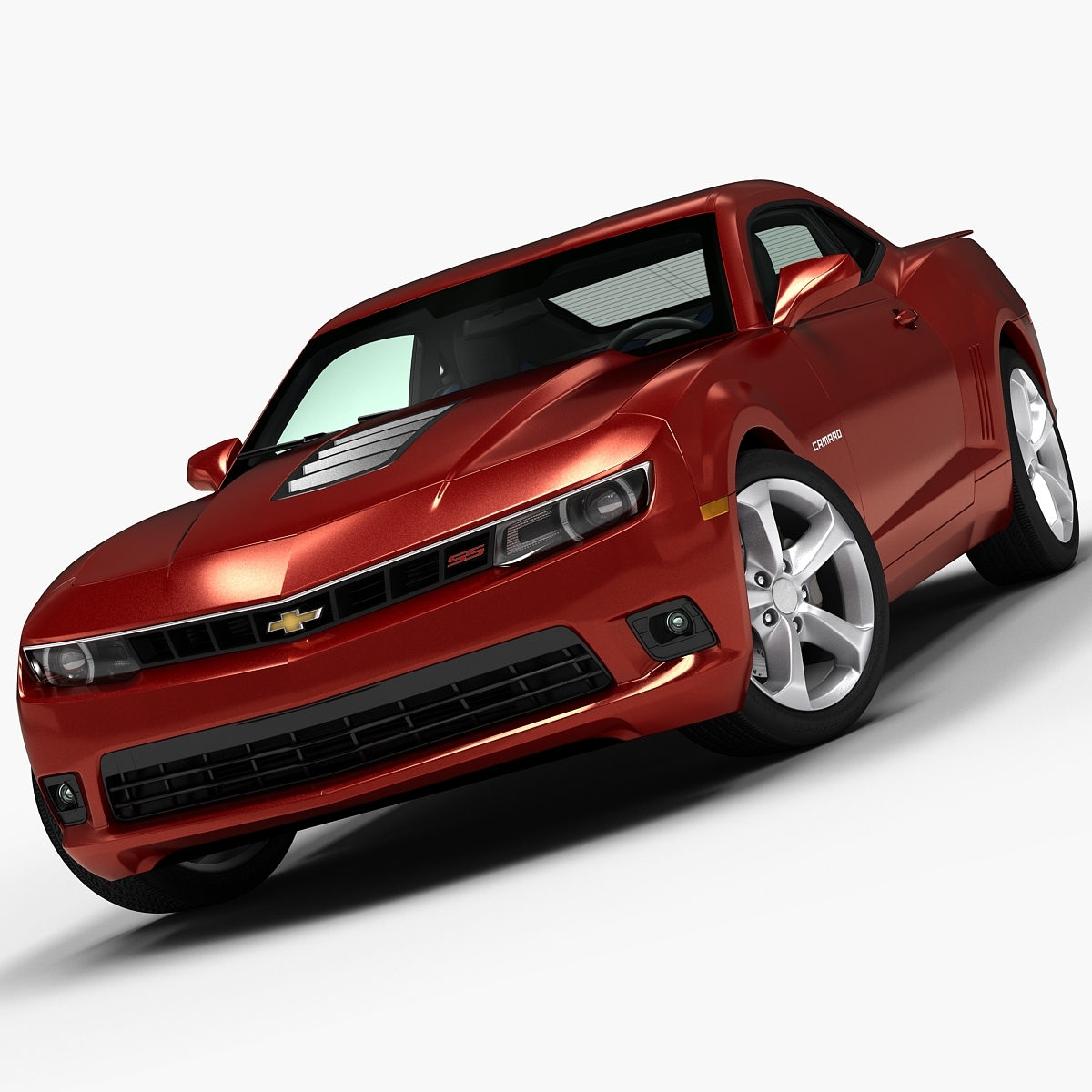 3d model of 2014 chevrolet camaro ss