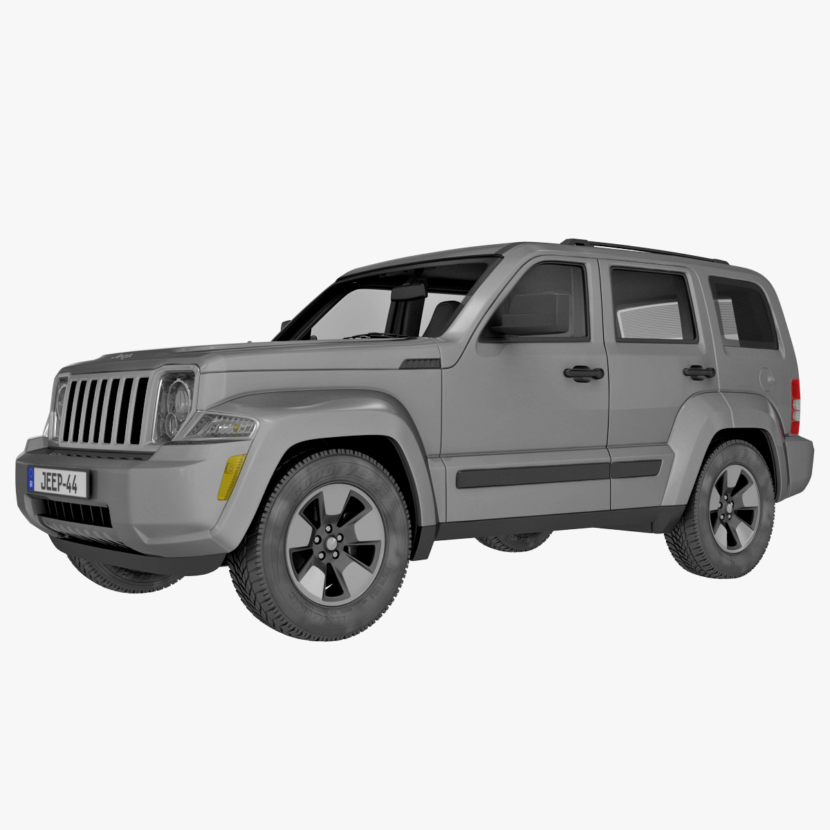jeep liberty 3d model