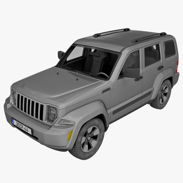 jeep liberty 3d model
