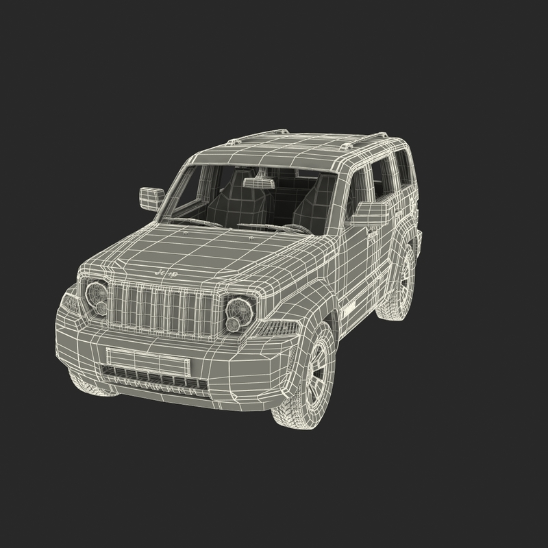 jeep liberty 3d model