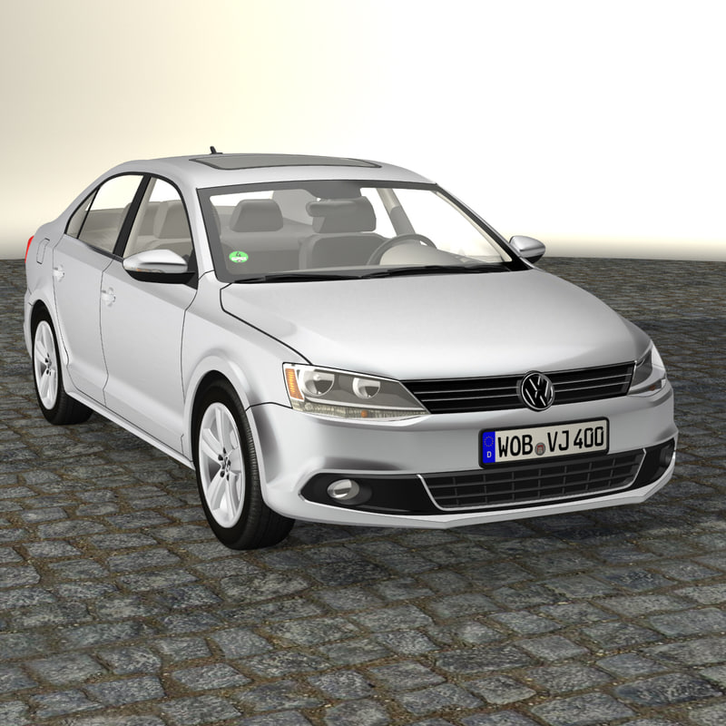 jetta 2012 3d model