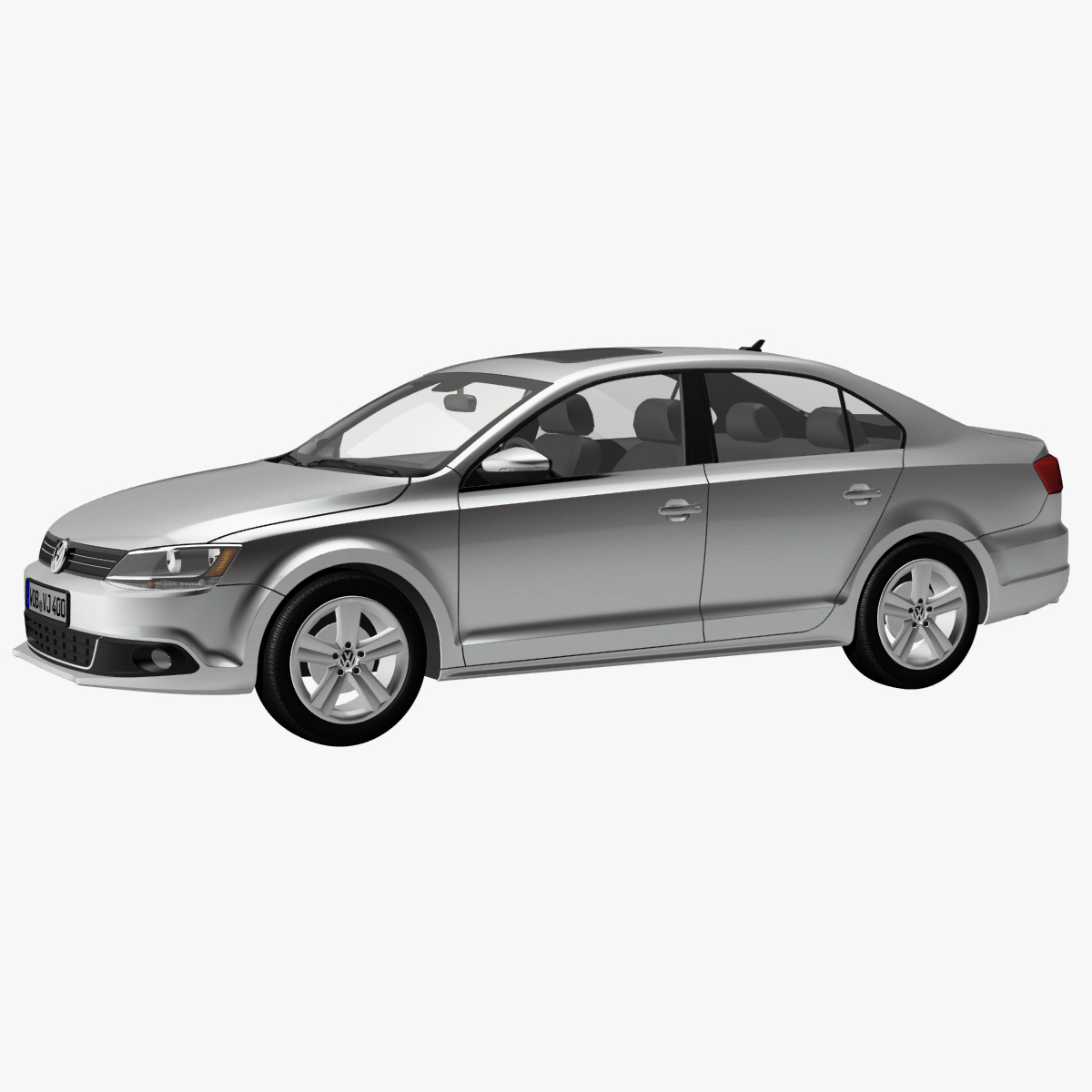 jetta 2012 3d model