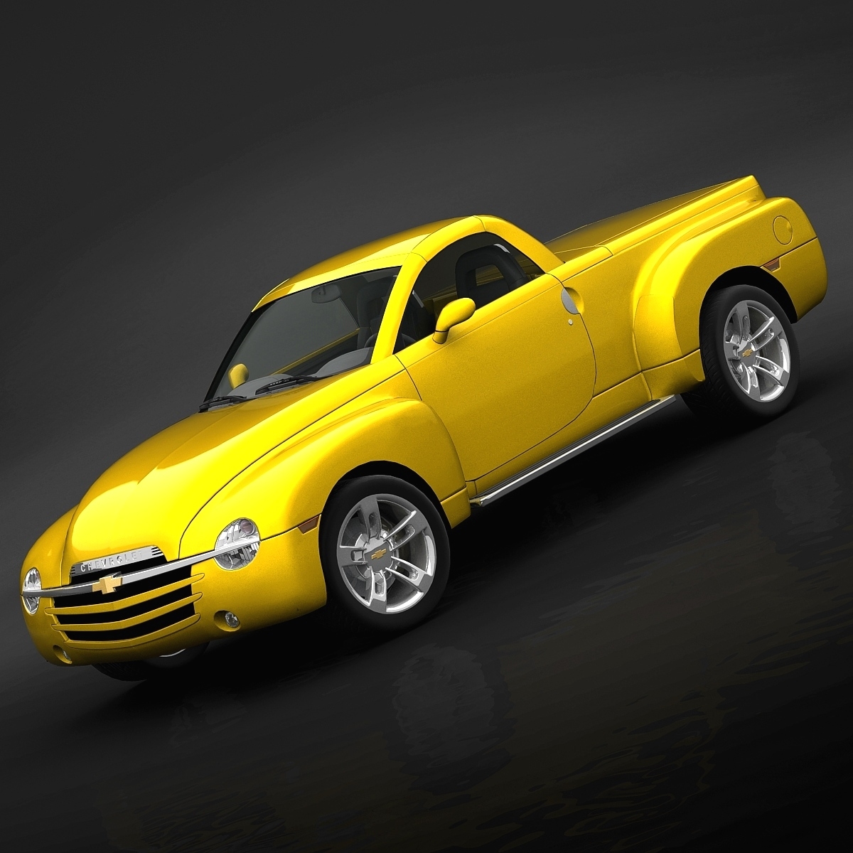 chevy ssr hardtop 3d model
