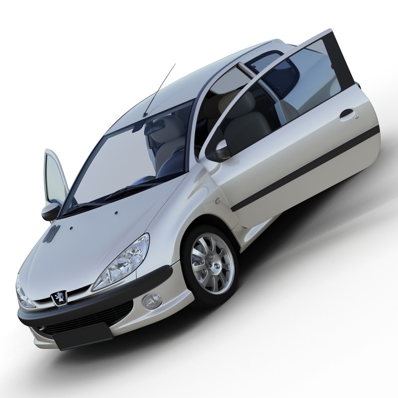 peugeot 206 6 3d model