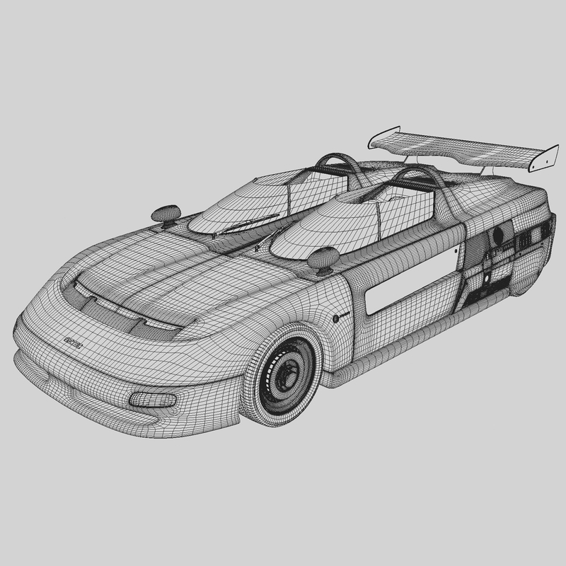 3ds photoreal concept car aztec