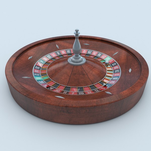 roulette wheel 3d model