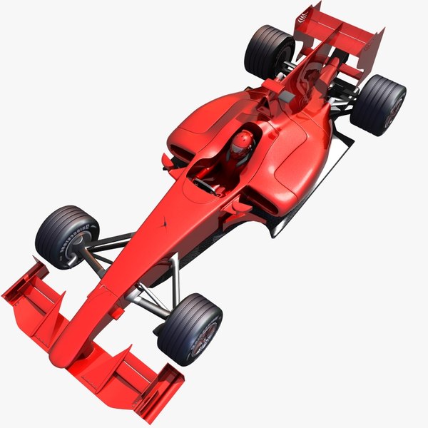 3d model of formula car