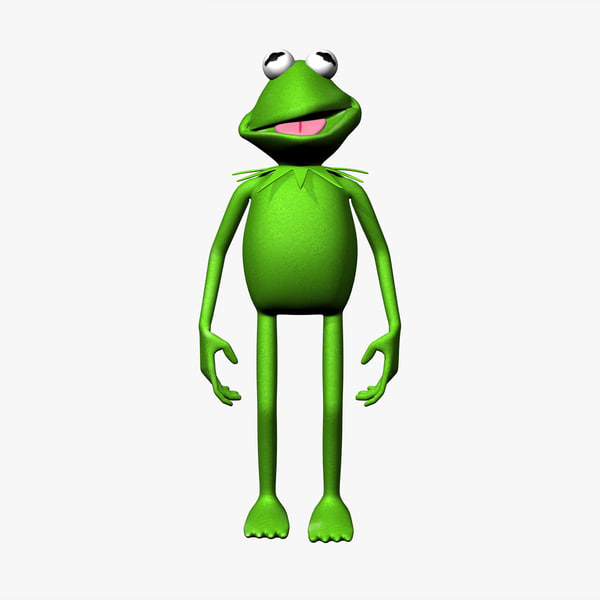 kermit frog 3d max