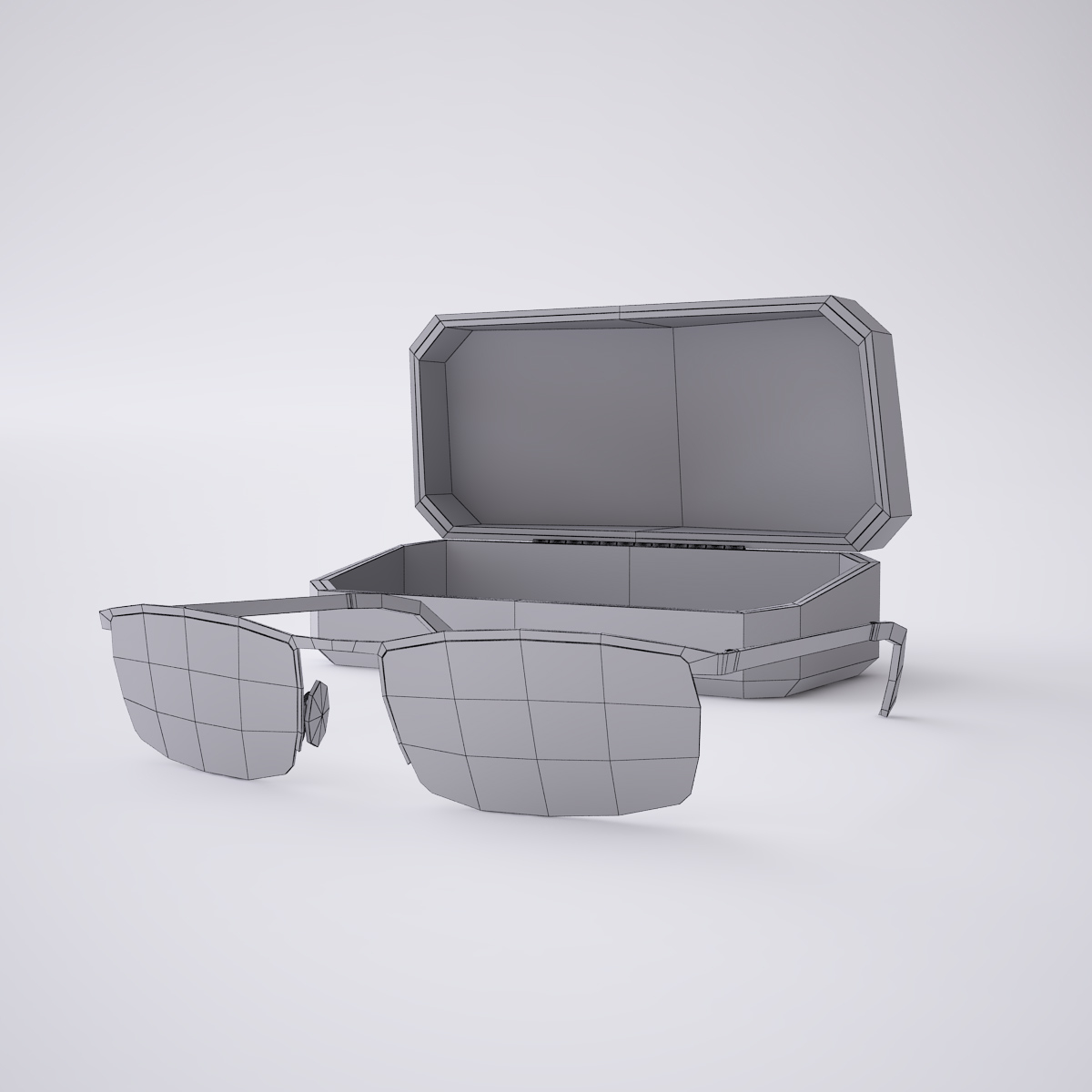 eyeglasses case 3d model