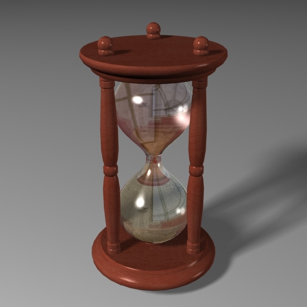 sand clock 3d model