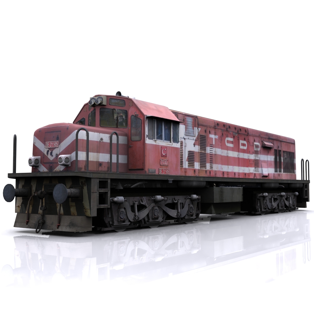 3d tcdd diesel locomotive