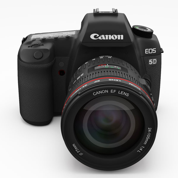 3d model canon eos 5d mark
