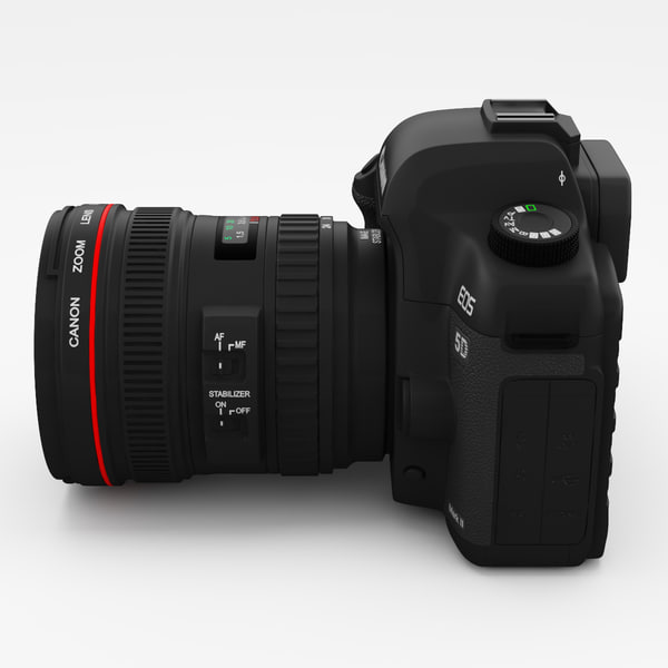 3d model canon eos 5d mark