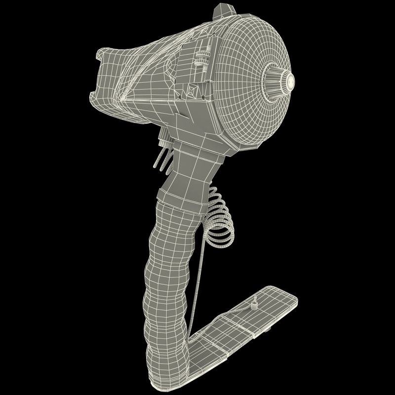 flash light digital camera 3d model