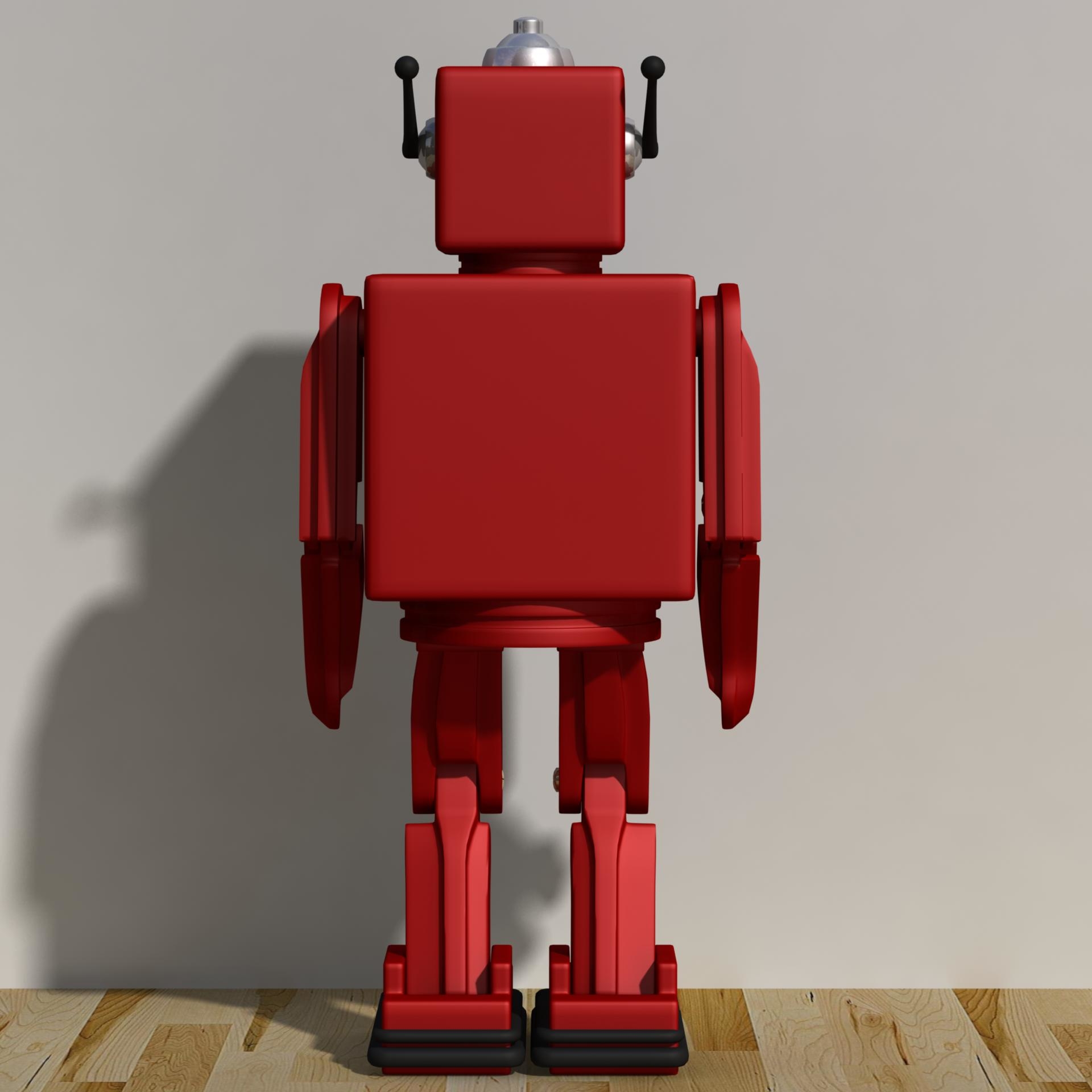 3ds max robot toy vintage