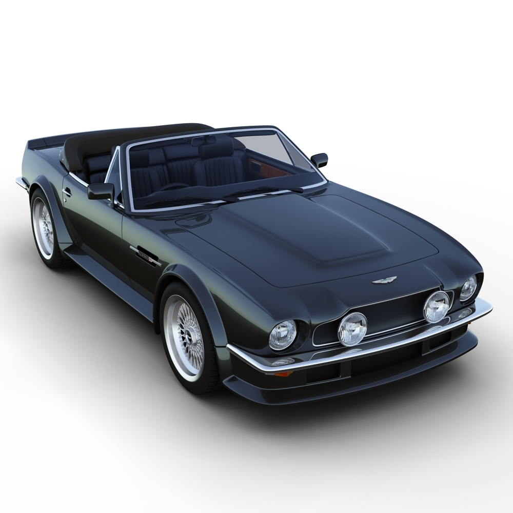 3d model aston martin v8 vantage