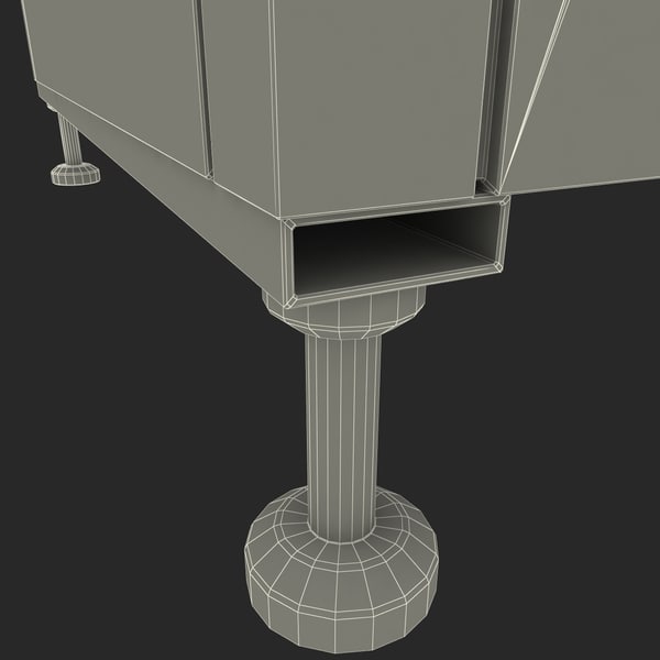 factory food packing 3d model