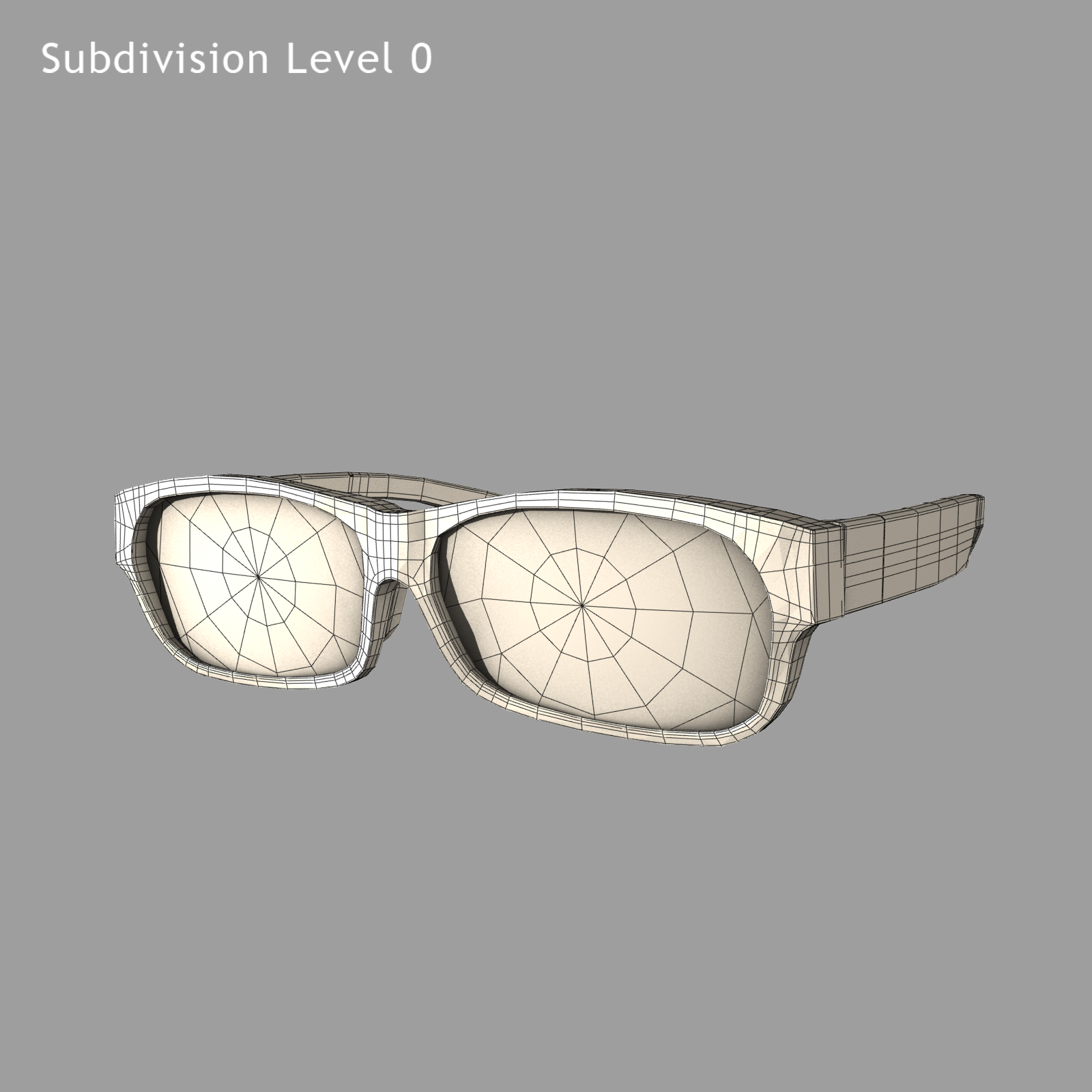 3d eyeglasses style b model
