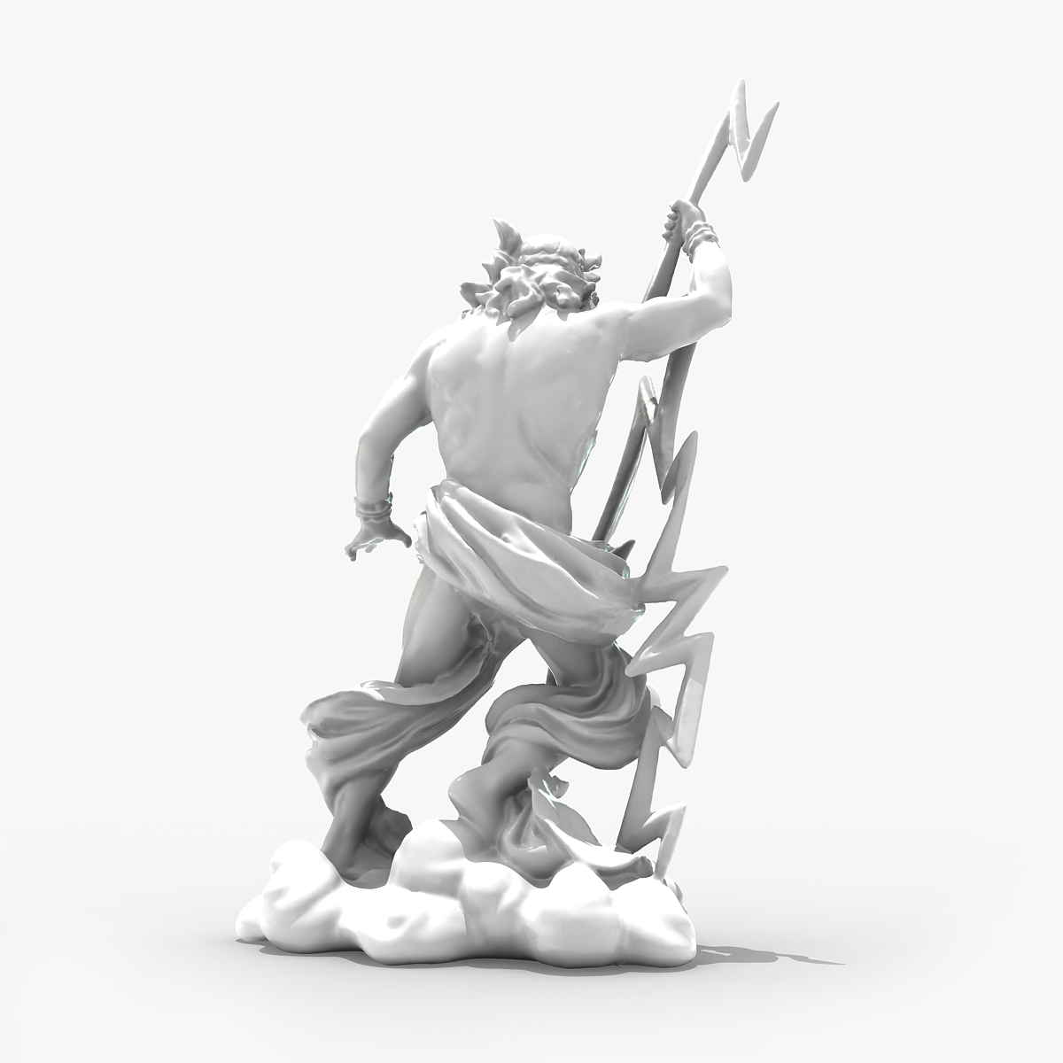 zeus statue 3d max