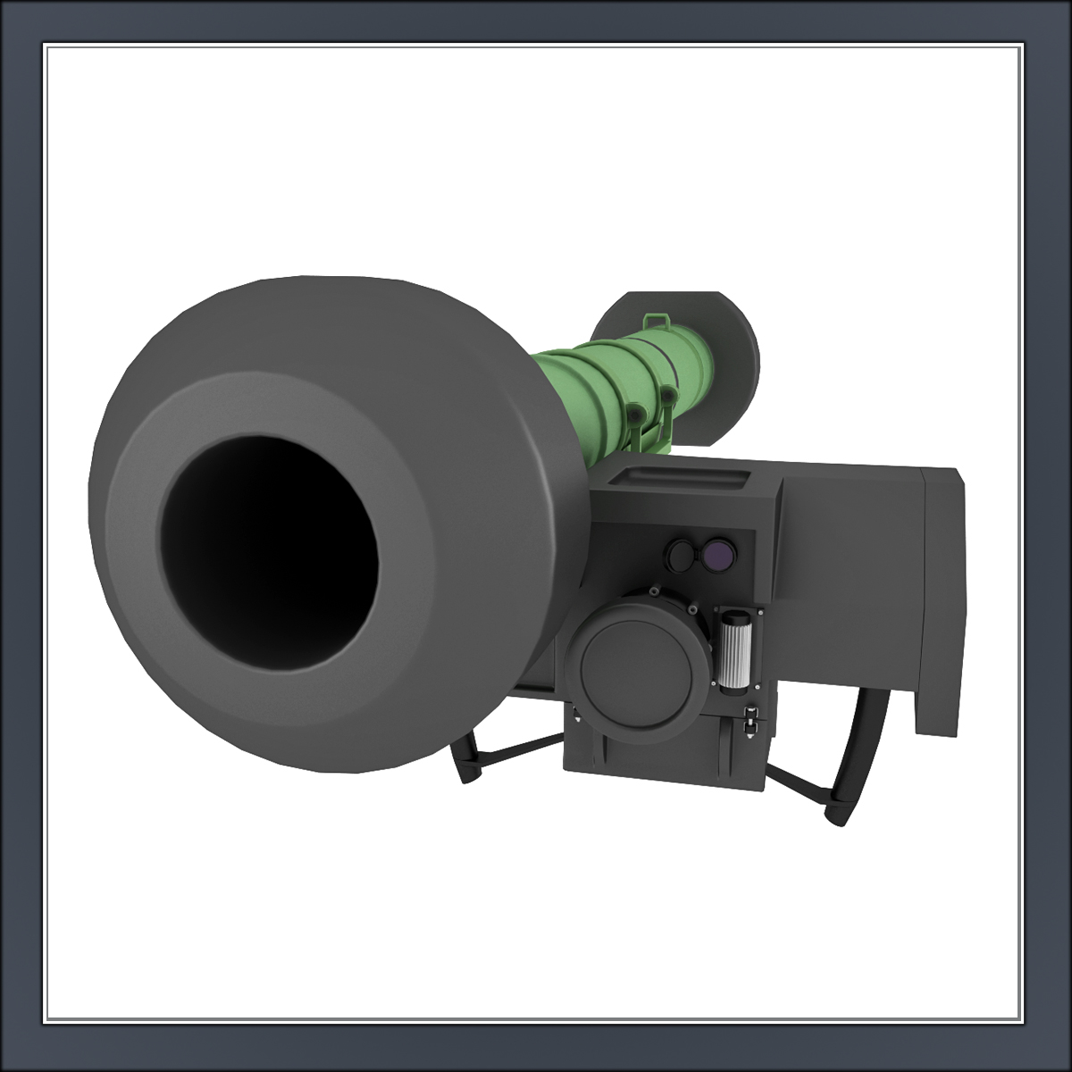 3d model fgm 148 javelin missile launcher