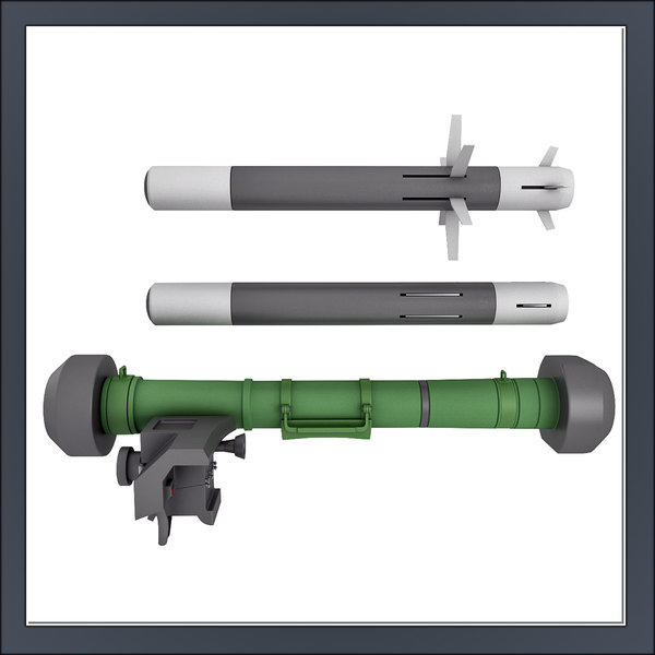 3d model fgm 148 javelin missile launcher