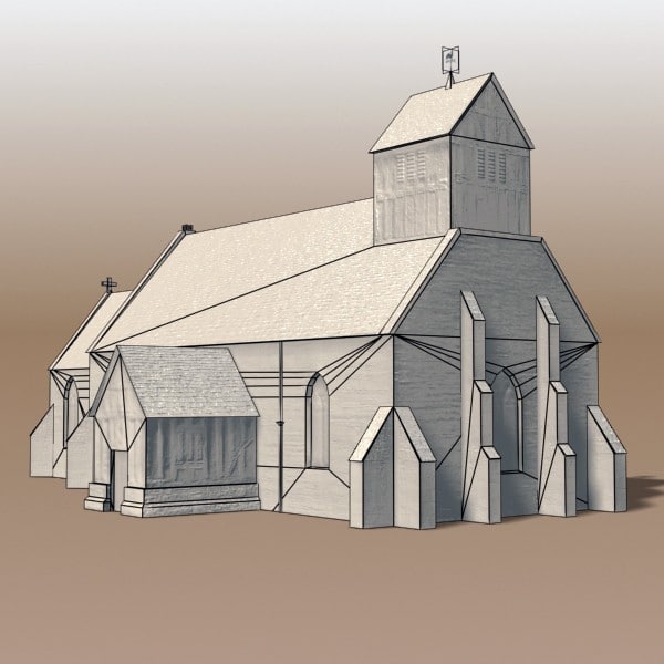 3d model st james church