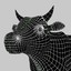 3d cow animation