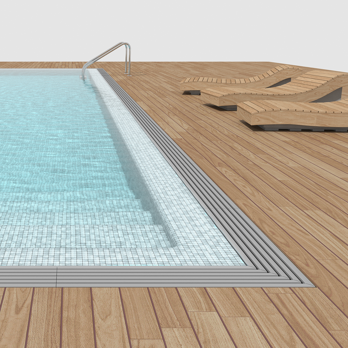 3d swimming pool model