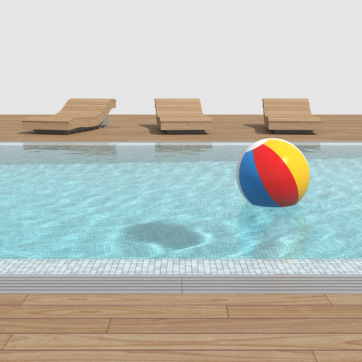 3d swimming pool model