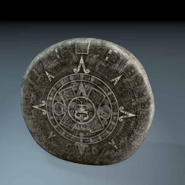 mayan calendar 3d model