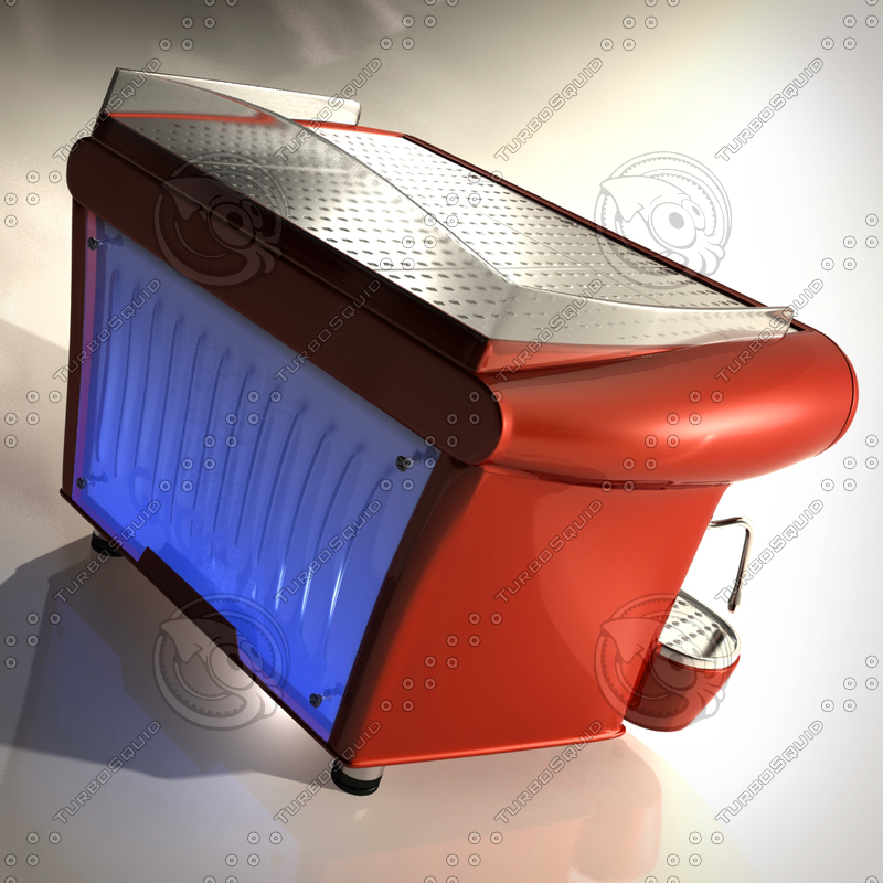 3d commercial gaggia deco coffee maker