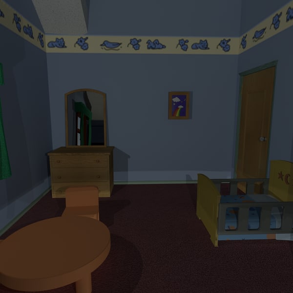 3d model griffin house cartoon family guy