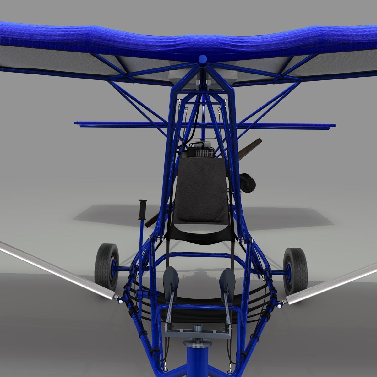 3d model ultralight aircraft lights