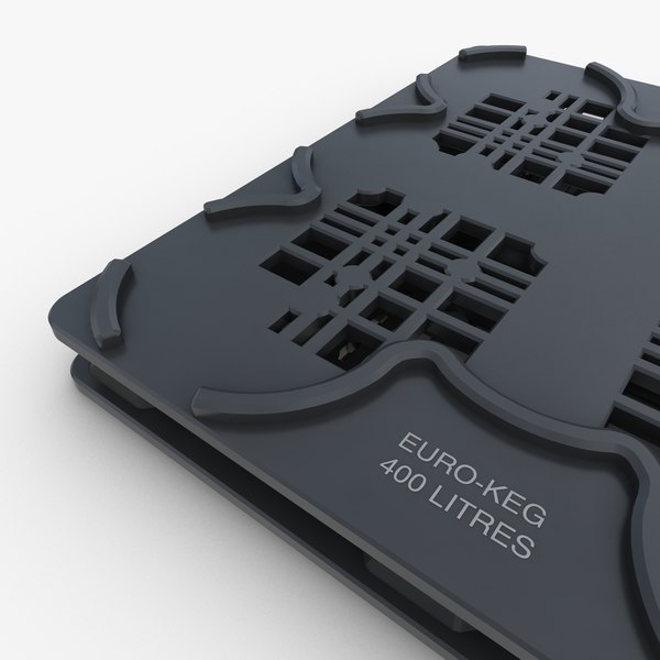 euro-keg keg pallet 3d 3ds