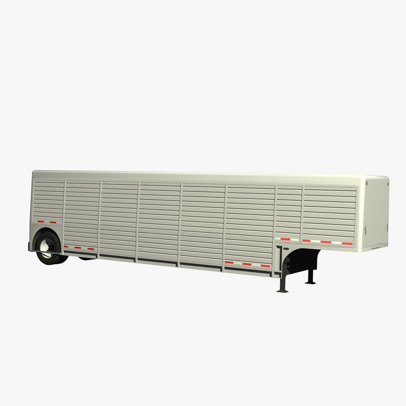 3d model trailer hackney beverage