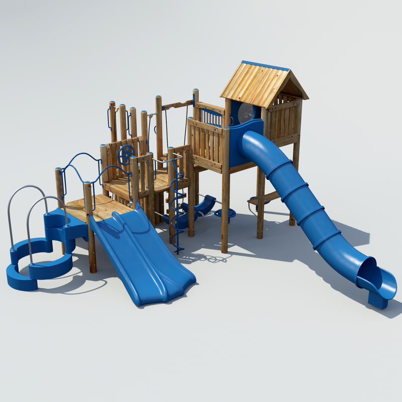 big playground 3d model