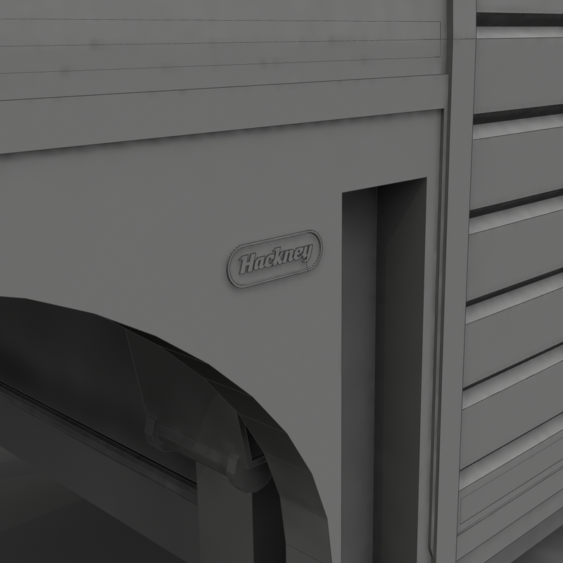 3d model trailer hackney beverage