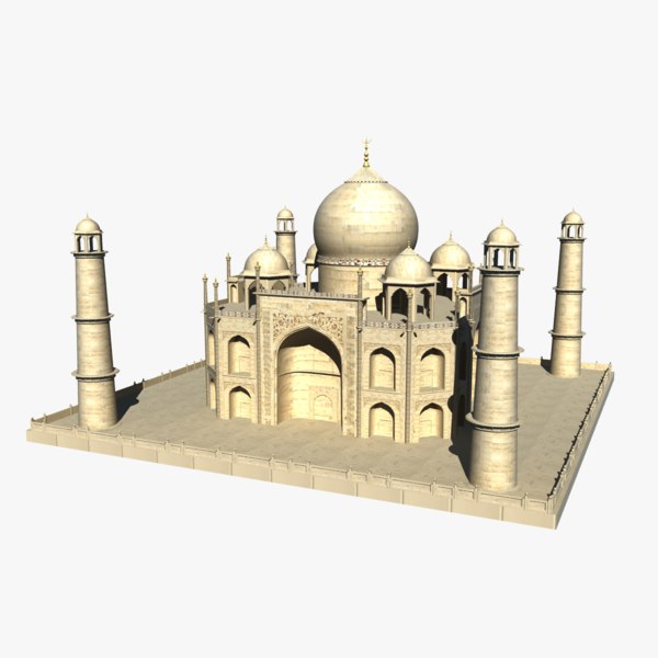 Taj Mahal 3D Models for Download | TurboSquid