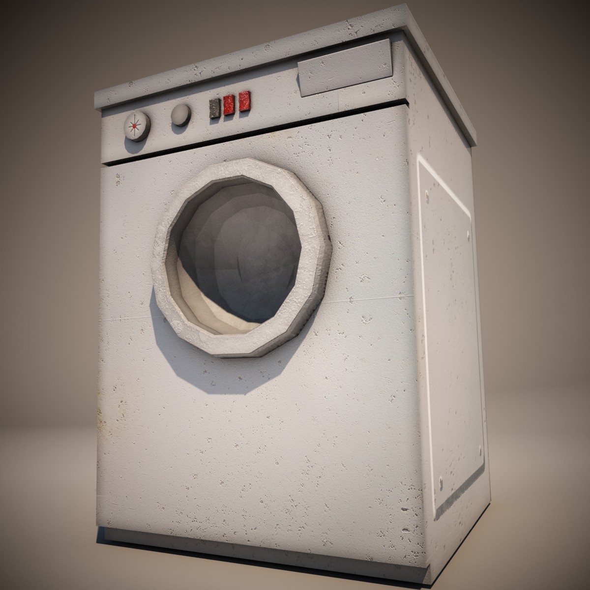 3d wash machine model