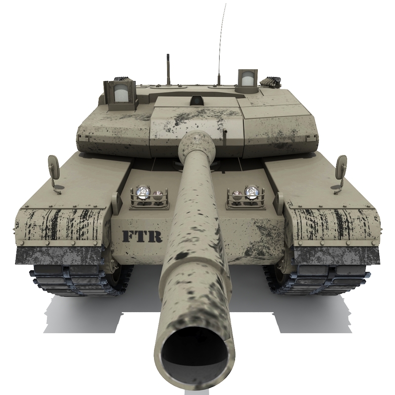 altay turkish main battle tank 3d obj