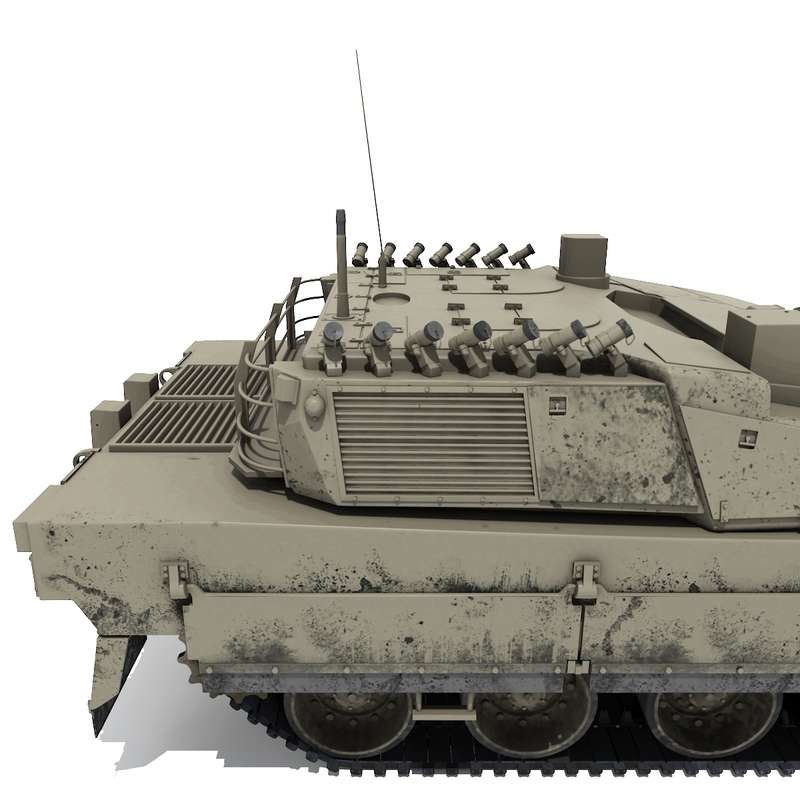 altay turkish main battle tank 3d obj