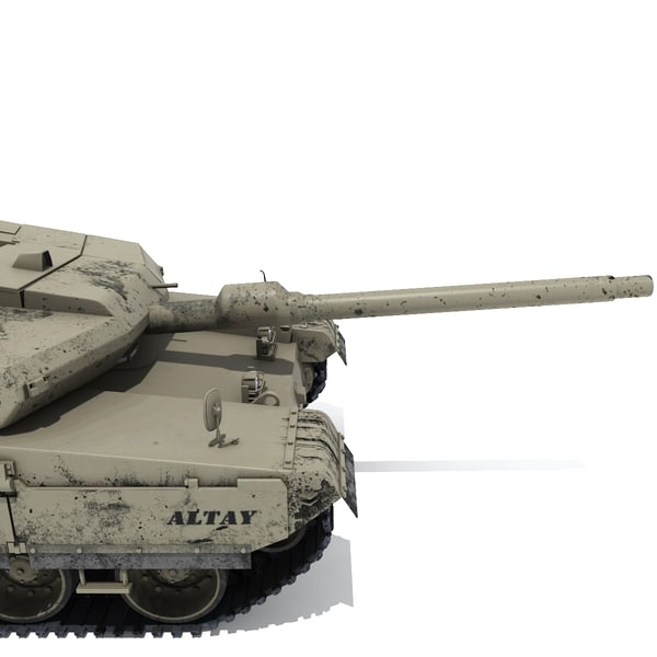 altay turkish main battle tank 3d obj