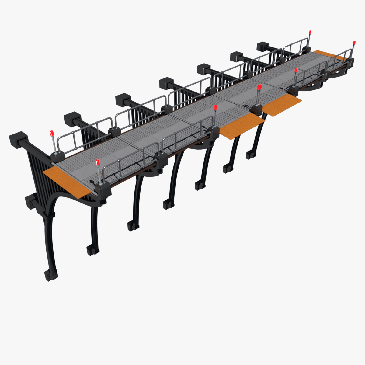 sci-fi bridge 3d max